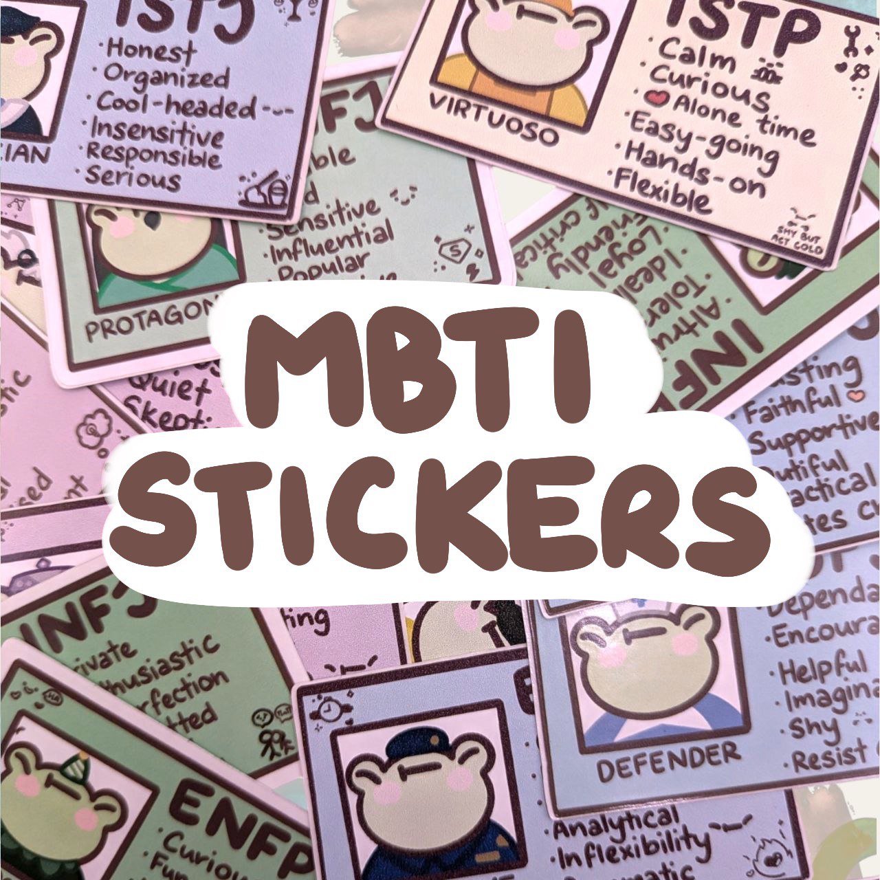 MBTI Personality Stickers – Craft with Stars